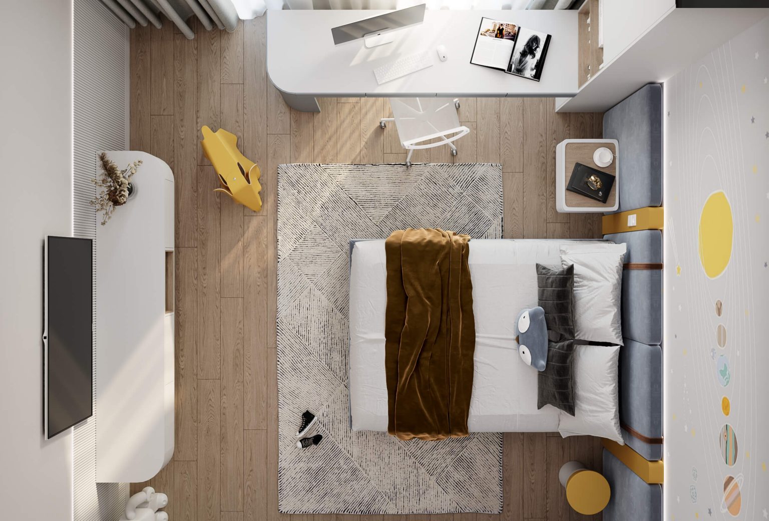 Amenajare Camera de Copii pentru Fata si Baiat: Idei Design | Four ...